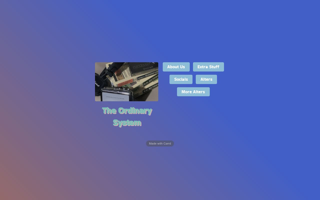 Ordinary System